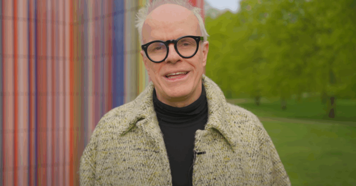 Unveiling artist Gerhard Richter's new public sculpture: 'STRIP-TOWER ...